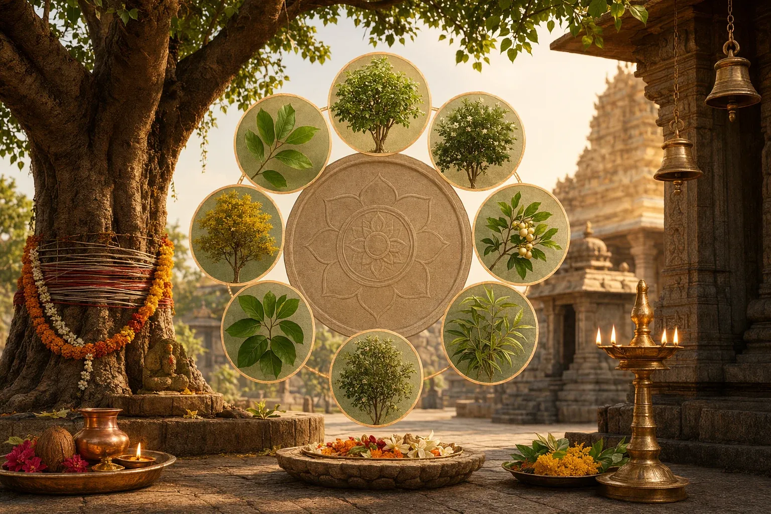 Nine Sacred Trees: Navagraha Plant Traditions